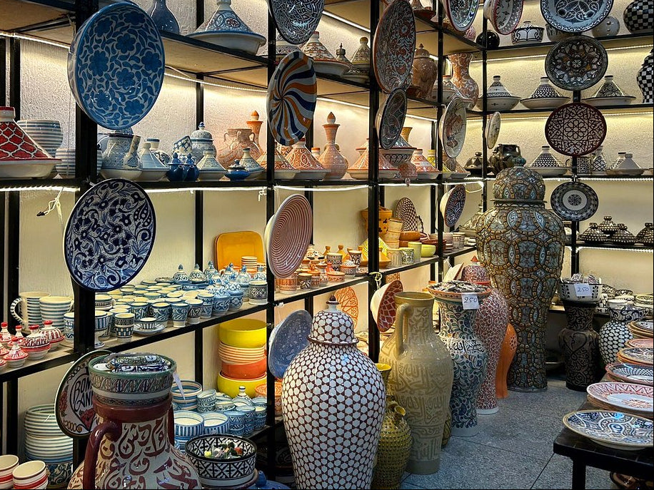 Authentic Moroccan Pottery from Fez | Fez Medina Pottery – Fez medina ...